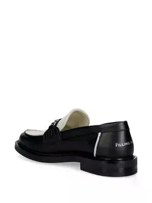 Filling Pieces Logo-detail Loafers