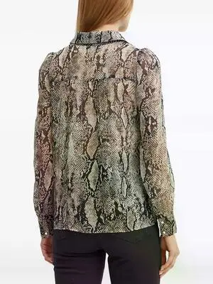 MORGAN Snake-print Shirt