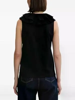 PEDRO DEL HIERRO Ruffled-neck Blouse