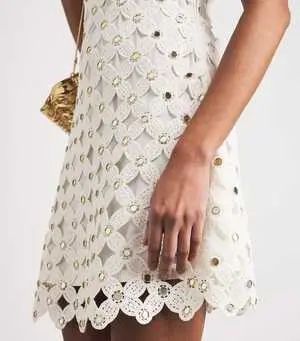 Maje Crochet Mini Dress