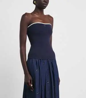 Maje Logo-plaque Bandeau Top