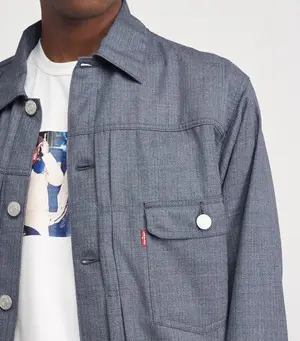 Junya Watanabe Wool Trucker Jacket - Grey