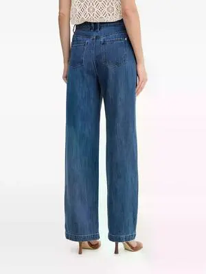 MORGAN Pleated Wide Leg Trousers