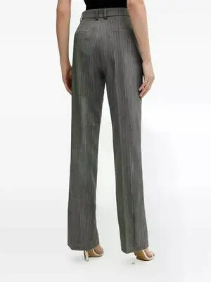 MORGAN Herringbone Striped Trousers