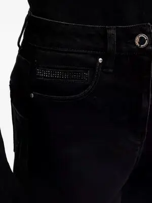 MORGAN Zip-up Straight-leg Jeans
