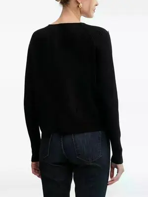 MORGAN Button-detailed Ribbed Sweater