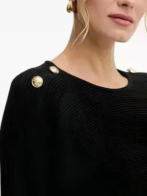 MORGAN Button-detailed Ribbed Sweater