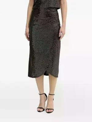 MORGAN Asymmetric Wrap Skirt