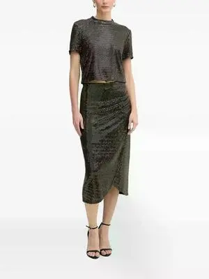 MORGAN Asymmetric Wrap Skirt