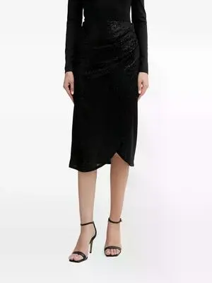 MORGAN Jolivia Sequin Midi Skirt
