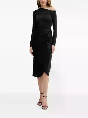 MORGAN Jolivia Sequin Midi Skirt