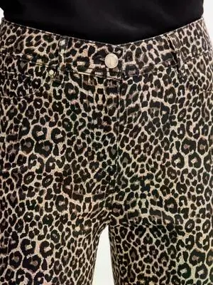 MORGAN Leopard Print Jeans