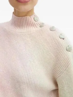 MORGAN Button Detailed High-neck Sweater