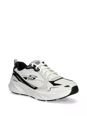 Sketchers Panelled Low Top Sneakers - Neutrals