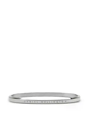 DANIEL WELLINGTON Engraved Bangle Bracelet - Silver