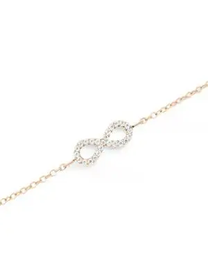 DANIEL WELLINGTON Mirelle Infinity Charm Bracelet - Pink