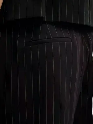 Dkny Pinstripe Wide-leg Trousers