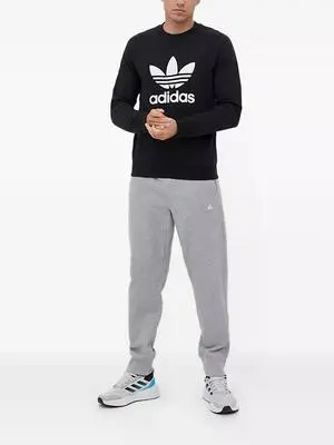 Adidas Logo-print Sweatshirt - Black