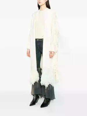 Chloé Fringe Long Cardigan