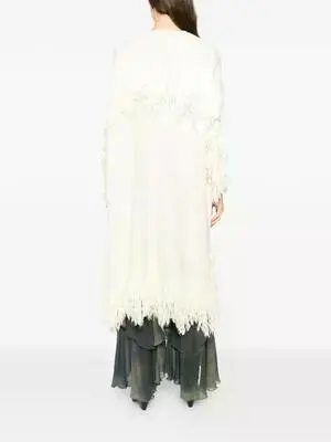 Chloé Fringe Long Cardigan