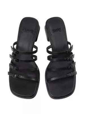 Camper Kora Strappy Sandals - Black