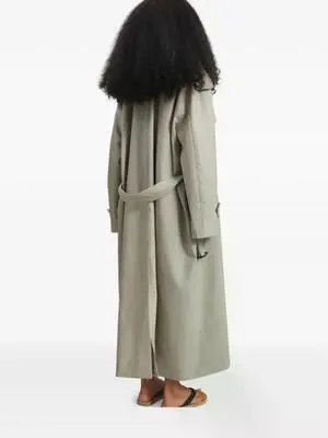 THE FRANKIE SHOP Double-breasted Belted Coat