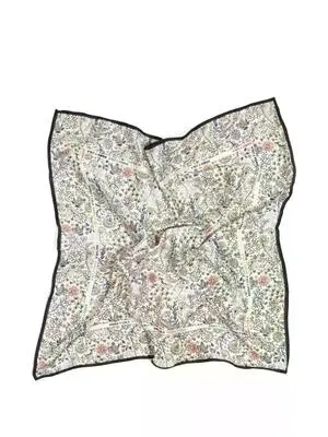 Bimba Y Lola Floral Print Scarf With Charm Detail