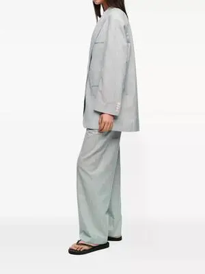 Bimba Y Lola Pinstripe Single-button Blazer