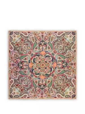 Bimba Y Lola Paisley Print Scarf - Neutrals