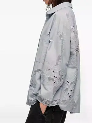 Bimba Y Lola Floral Embroidered Shirt