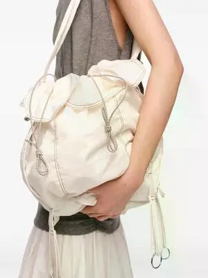 Bimba Y Lola Drawstring Top Mini Bag - Neutrals