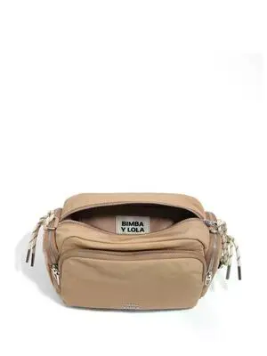 Bimba Y Lola Medium Zip Crossbody Bag With Rope Detail - Neutrals