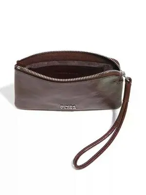 Bimba Y Lola Zip Leather Wallet - Brown