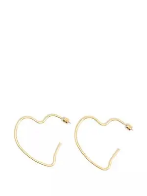 Bimba Y Lola Heart Earrings - Gold