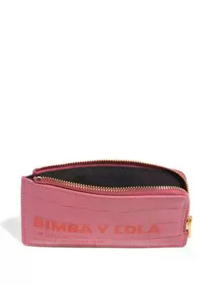 Bimba Y Lola Embossed Zip Wallet - Pink
