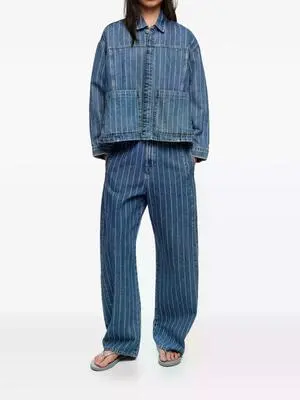 Bimba Y Lola Striped Jeans - Blue