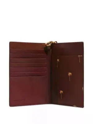 Bimba Y Lola Palm-tree Print Passport Holder