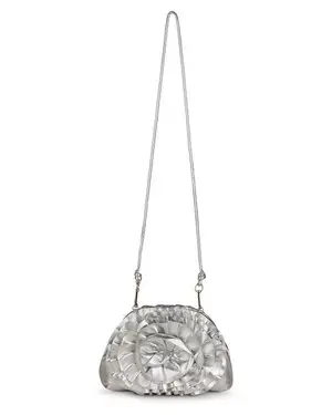 Rafe New York Aya Frame Clutch - Silver