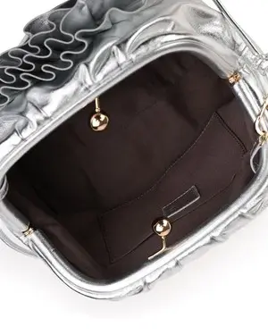 Rafe New York Aya Frame Clutch - Silver