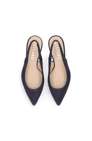 MASCARO Pointed Toe Slingback - Blue