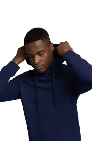 Onia Slub Pullover Hoodie - Navy