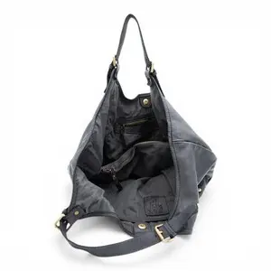 BOLSA NOVA Slouchy Studded Tote - Black