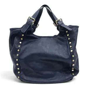 BOLSA NOVA Slouchy Studded Tote - Navy