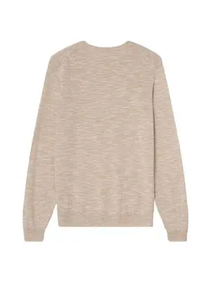 Robert Talbott Robbins Linen-silk Crewneck Sweater - Flax