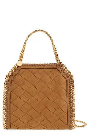 Stella McCartney Mini Falabella Woven Crossbody Bag