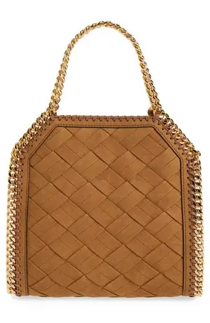 Stella McCartney Mini Falabella Woven Crossbody Bag