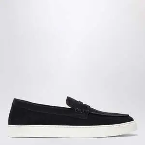 DOUCAL'S Suede Penny Loafers - Blue