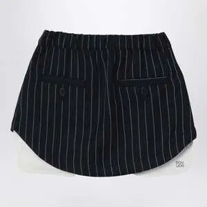 DOUUOD Pinstripe Grace Skirt