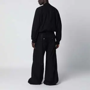 Rick Owens Bauhaus Flight Ribbed Bomber Jacket