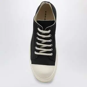 Rick Owens Temple Low Denim Sneakers